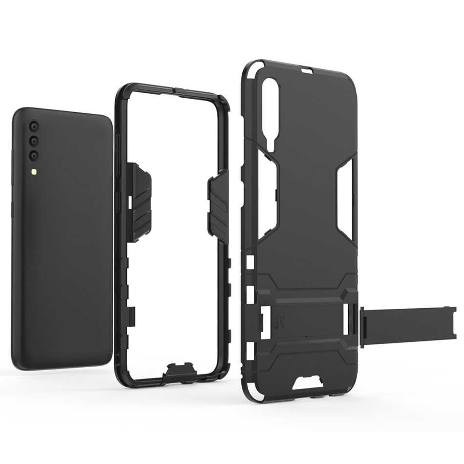 Slim Armour Tough Case for Samsung Galaxy A70 (Black)